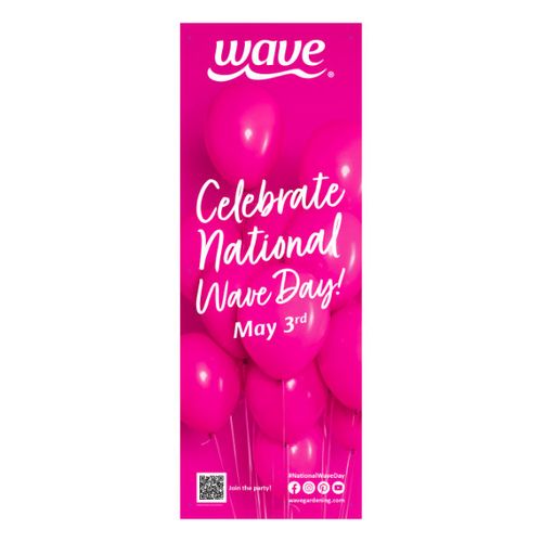 National Wave Day (19x52) cart banner
